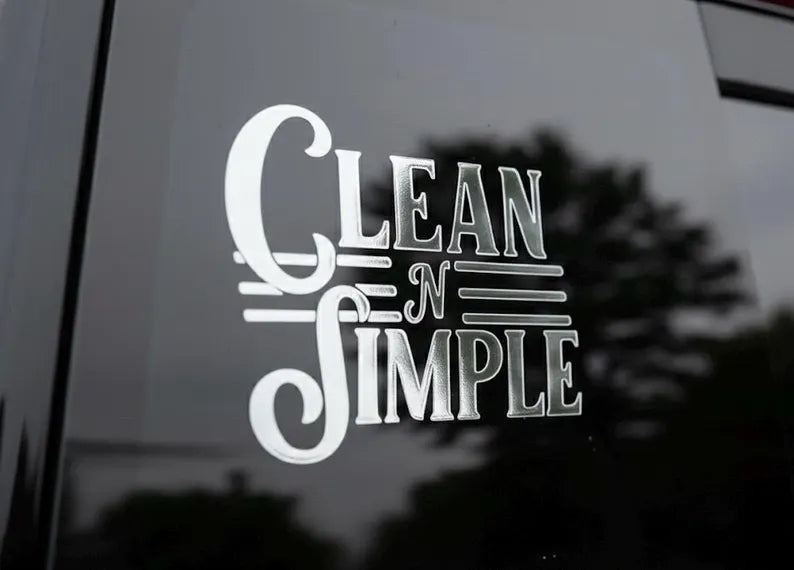 Clean N’ Simple Decal – Patriot Industries LLC